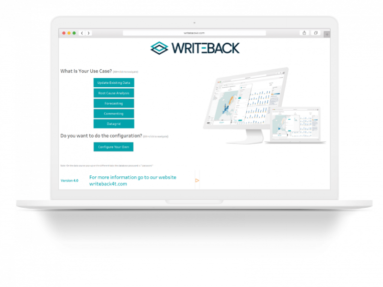 Write-Back Server for Tableau - Input data, Write now!