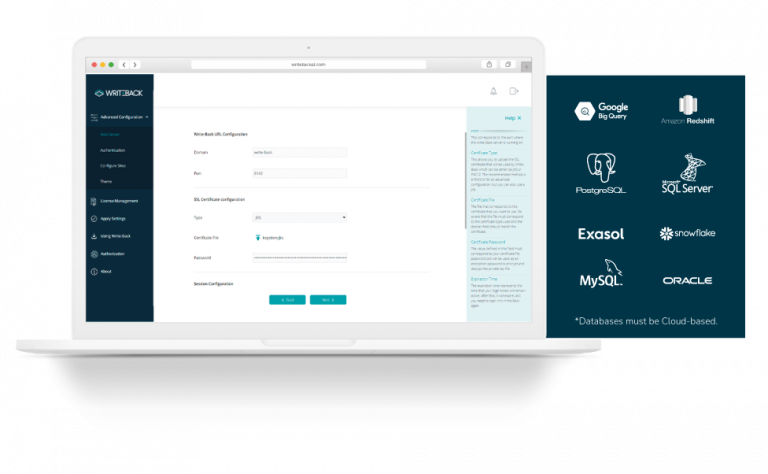 Write-Back Server for Tableau - Input data, Write now!