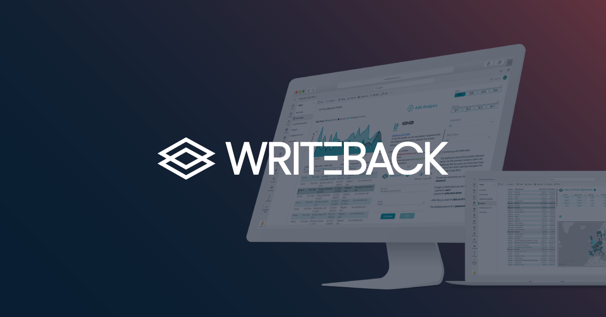 Write-Back Server for Tableau - Input data, Write now!